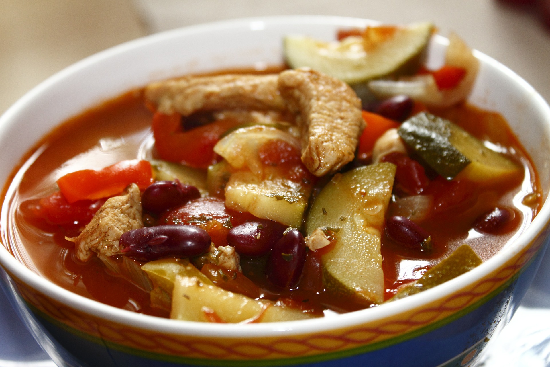 Gyrossuppe aus dem Backofen ohne anbraten - Rezept einfach Gyrossuppe